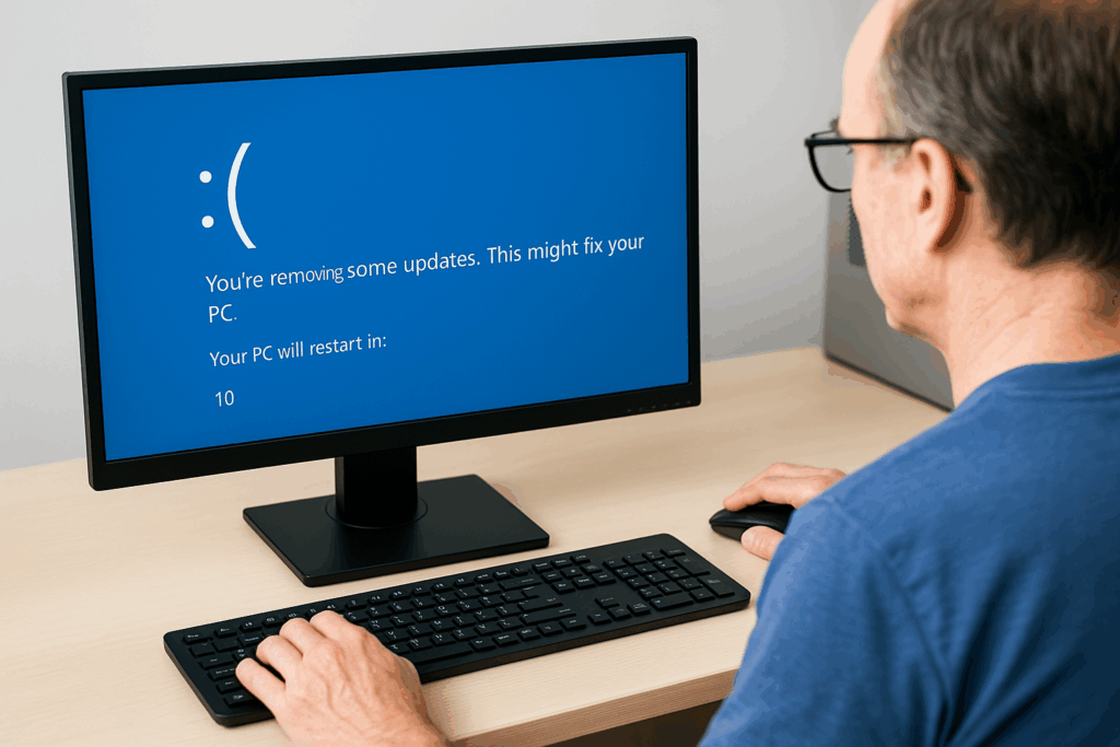 Windows Update → Blue Screen (Safe Steps)